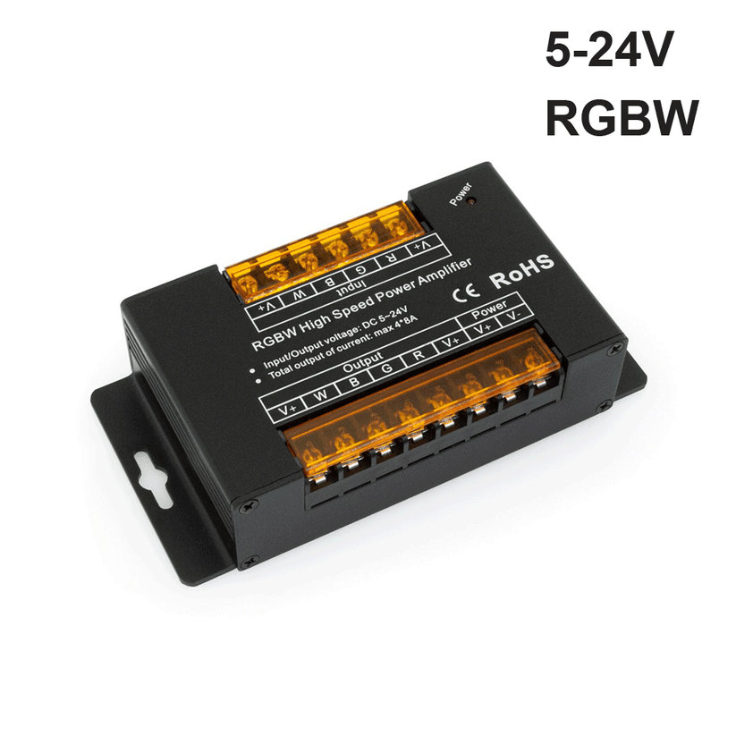 RGBW LED Controller Amplifier High Speed Power – GekPower
