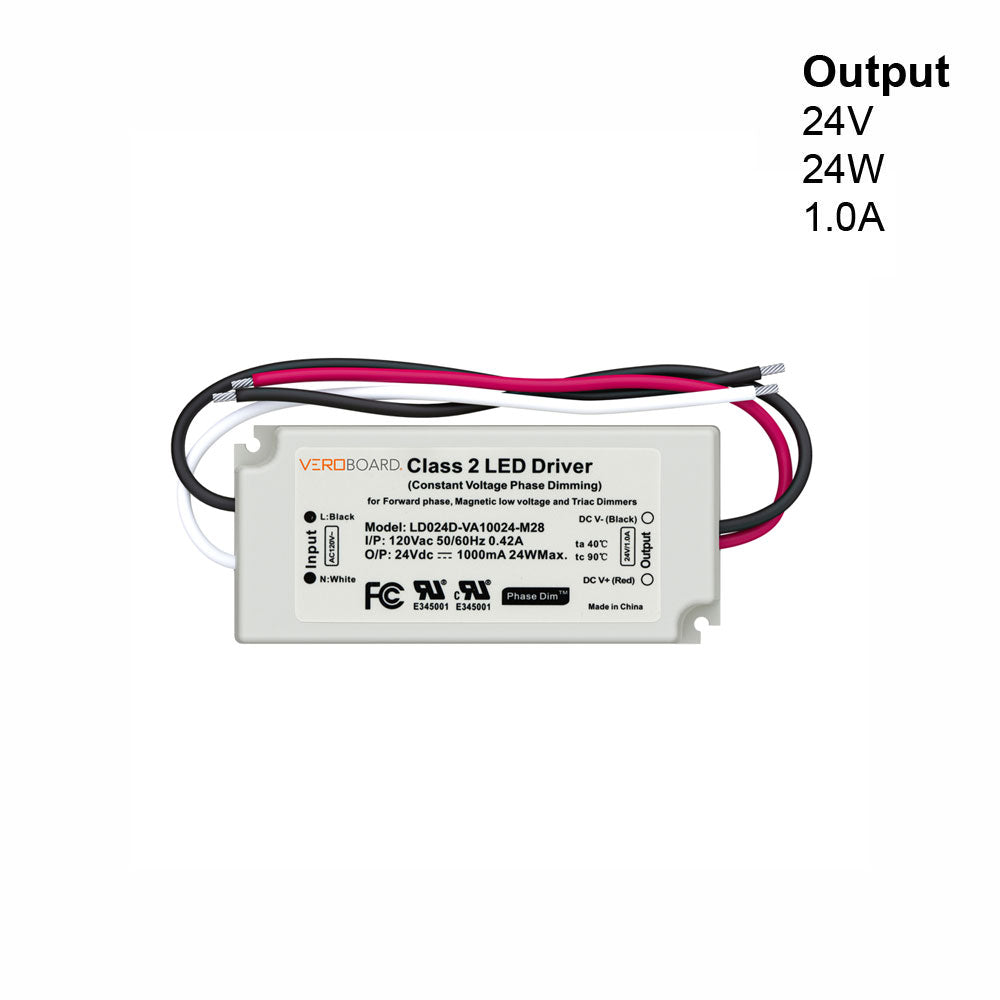 Triac Dimmable Constant Voltage LED Driver 24V 1A 24W – GekPower
