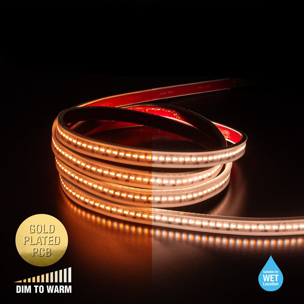 Custom cut Outdoor COB LED Strip Light - 24V, 5W/ft – GekPower
