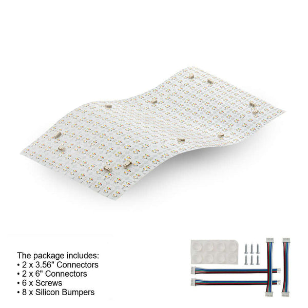 Flexible RGBW LED Backlight Sheet for behind Stone and Glass – GekPower