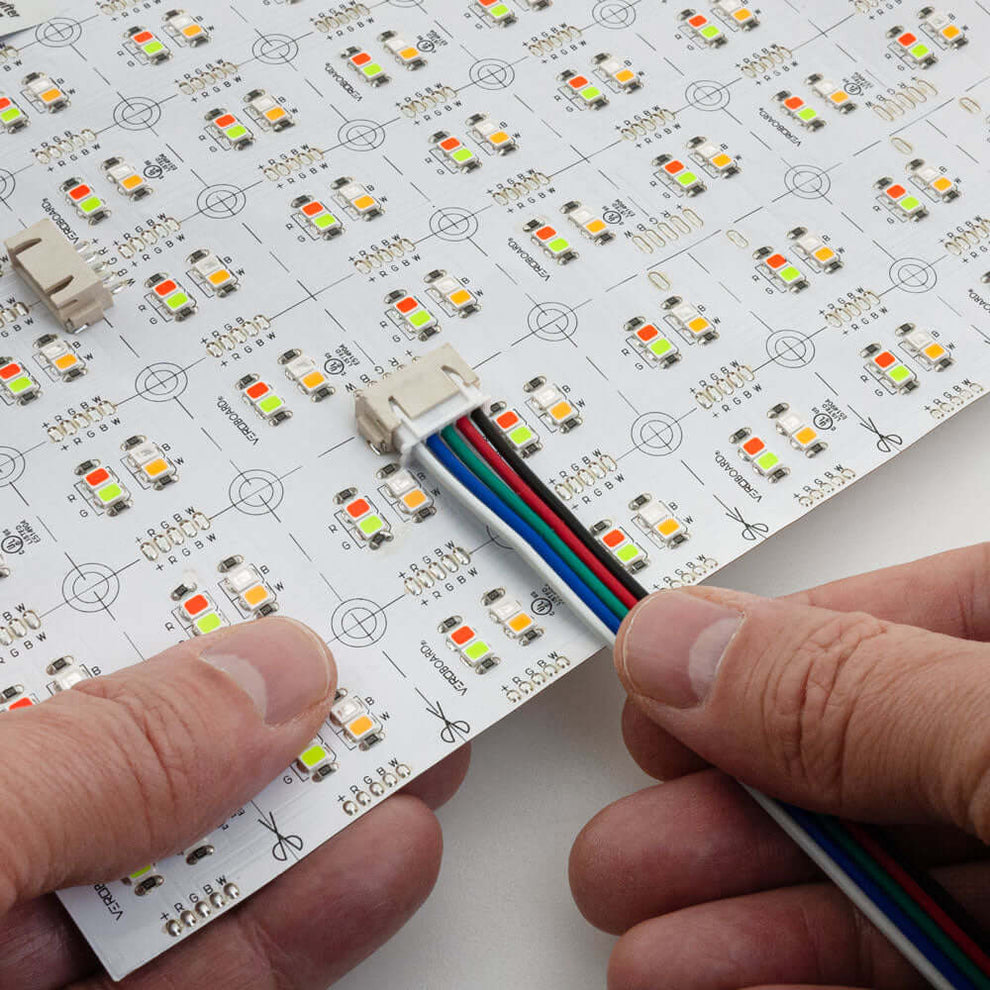 Flexible RGBW LED Backlight Sheet for behind Stone and Glass – GekPower